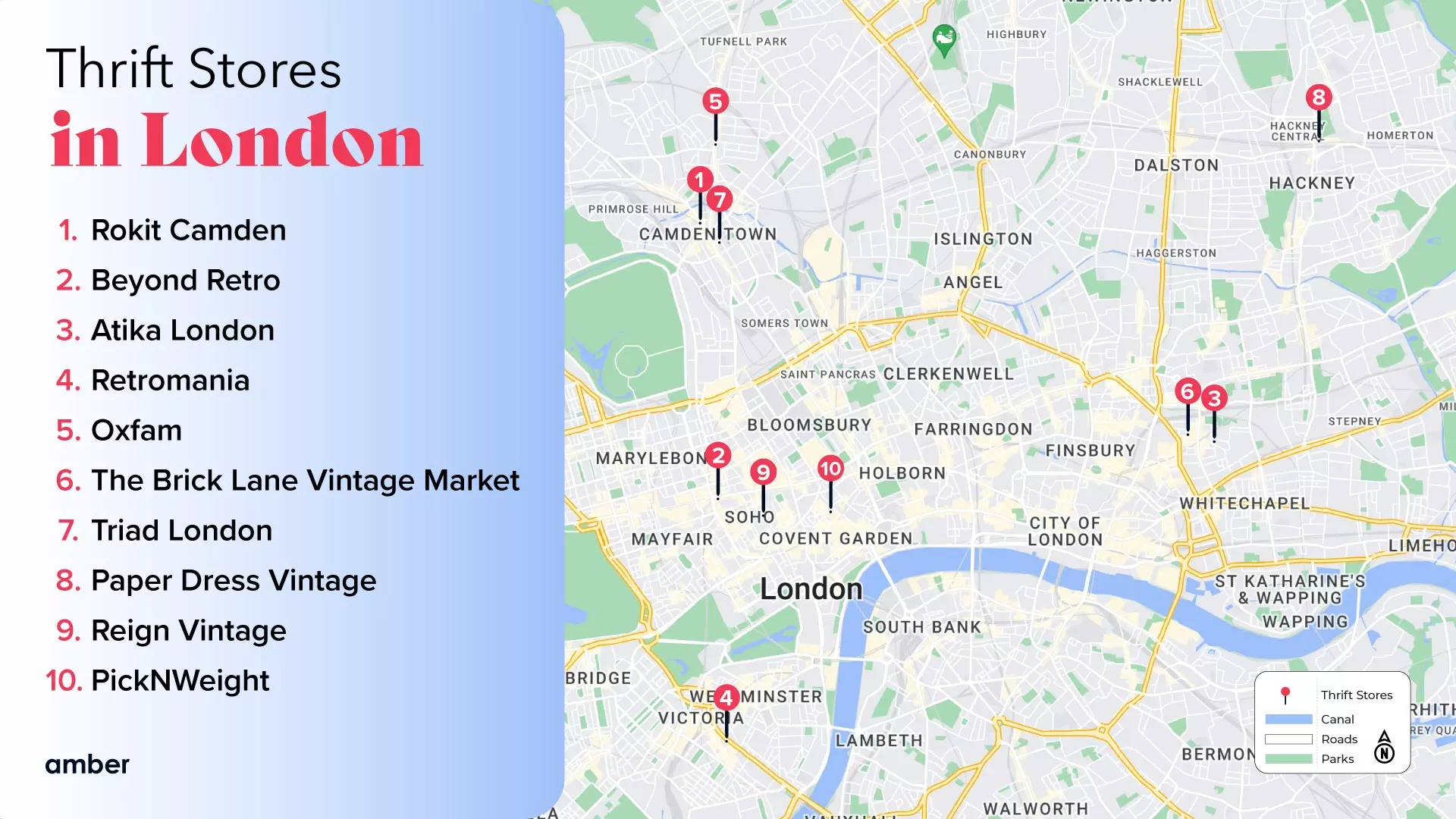 16 Best Thrift Stores In London In 2024 | Amber