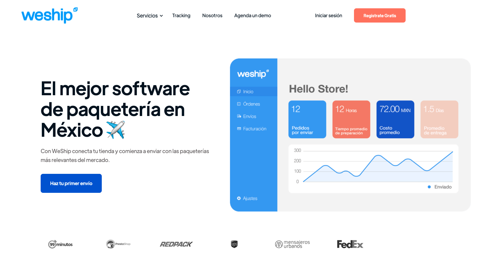 Parcel tracking for e-commerce — WeShip
