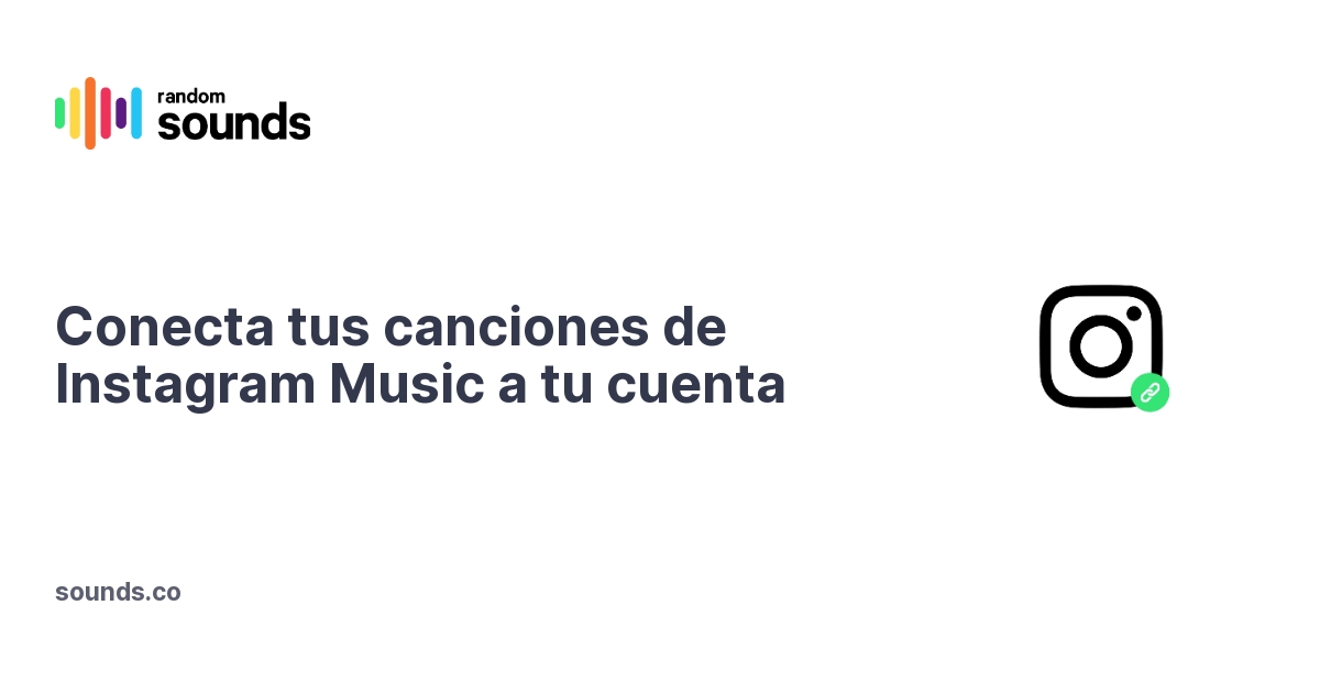 Connect your Instagram Music songs to your account | Random Sounds Blog