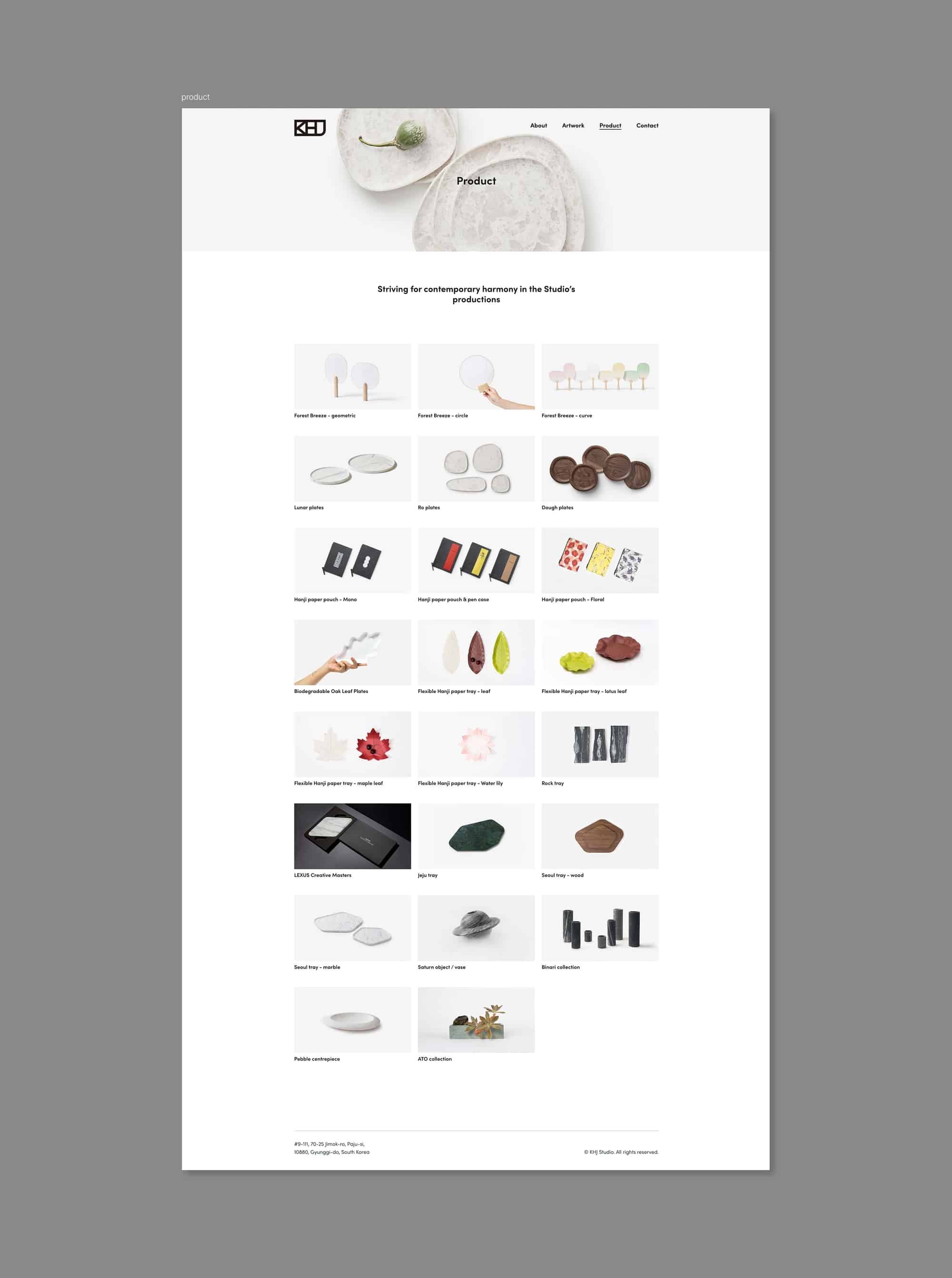 KHJ Studio Website - Hydraft®
