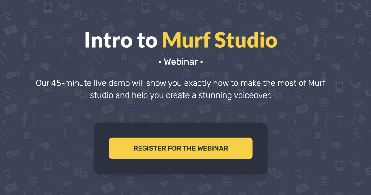 Text to Speech Demo : Learn how to make the most out of Murf Studio