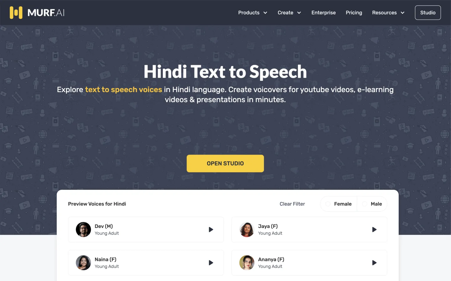 Free Text to Speech Hindi & AI Voice Generator Online