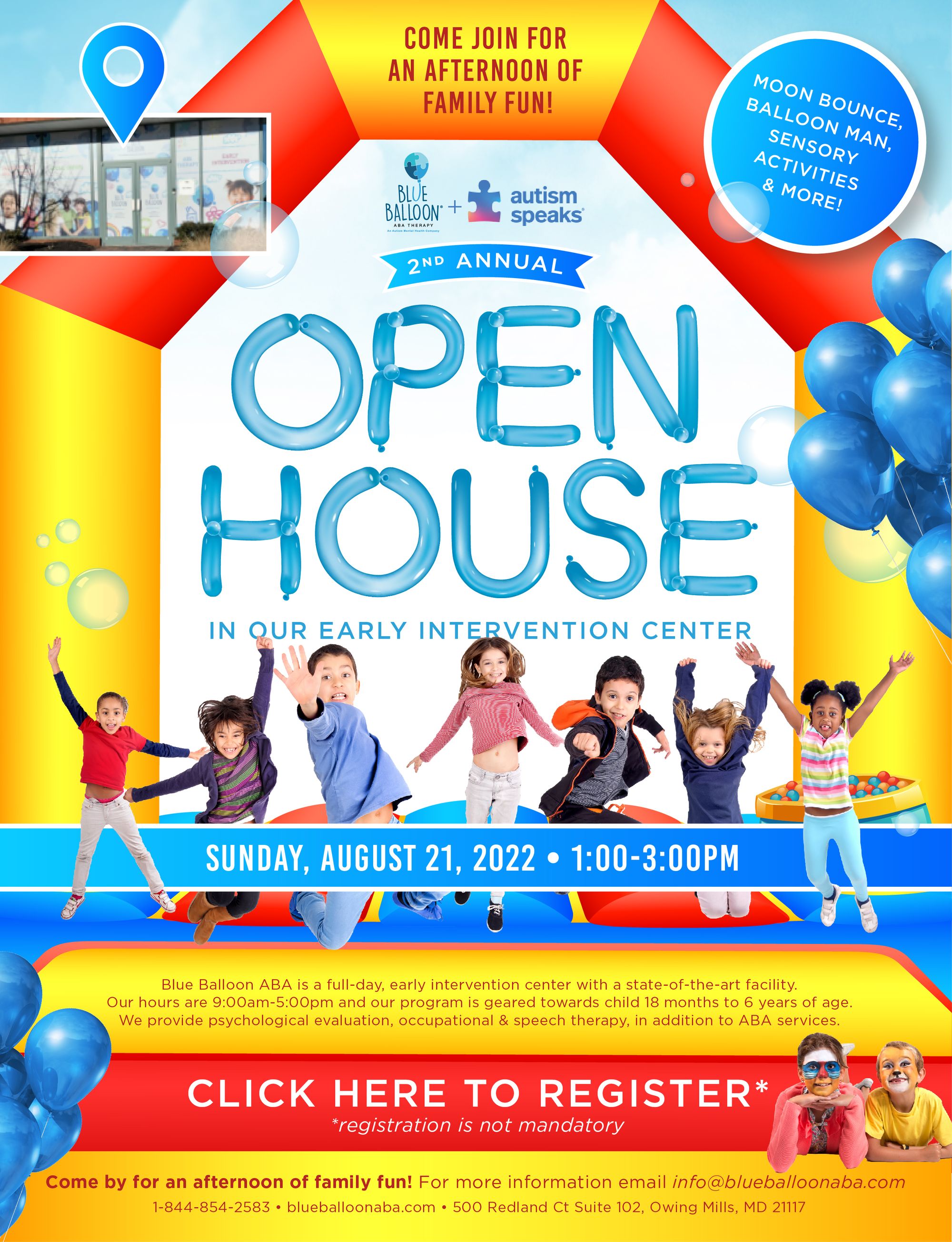 Blue Balloon ABA Therapy Services for Children with Autism