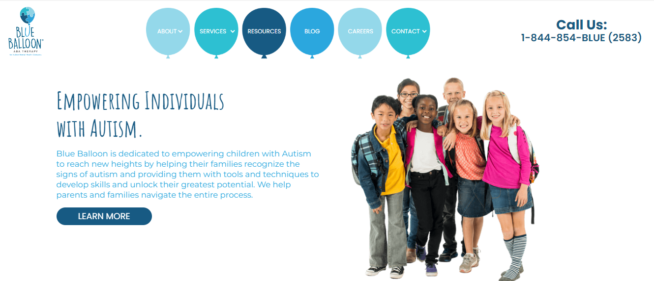Blue Balloon ABA Therapy Services for Children with Autism