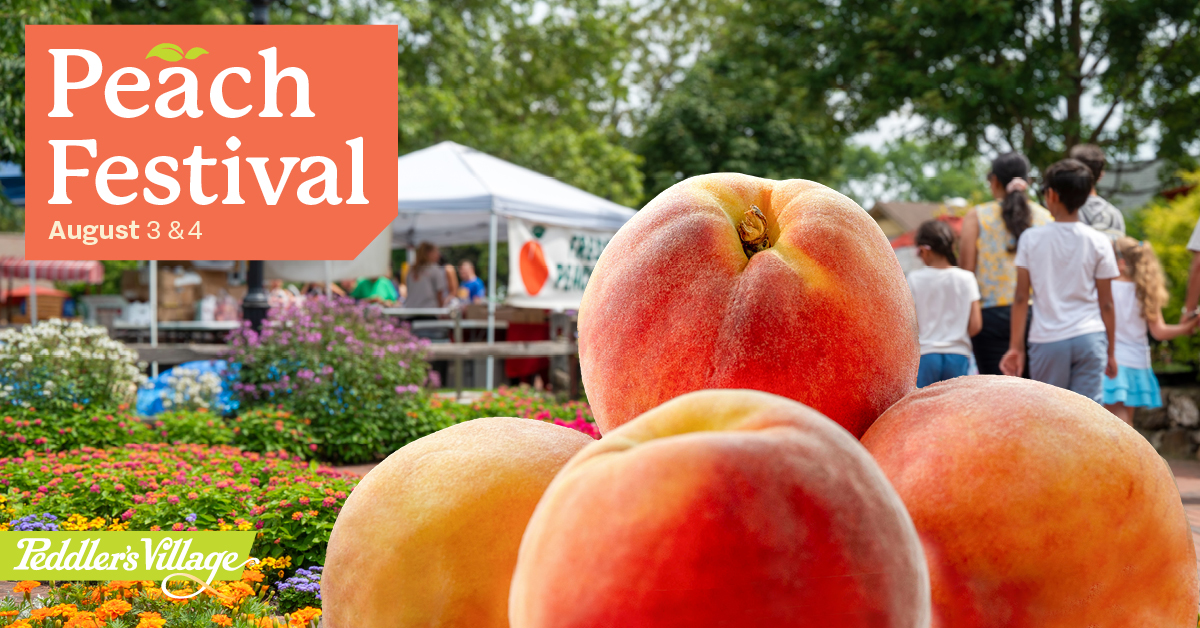 Peach Festival at Peddler’s Village & Longwood Gardens | Almost Heaven ...