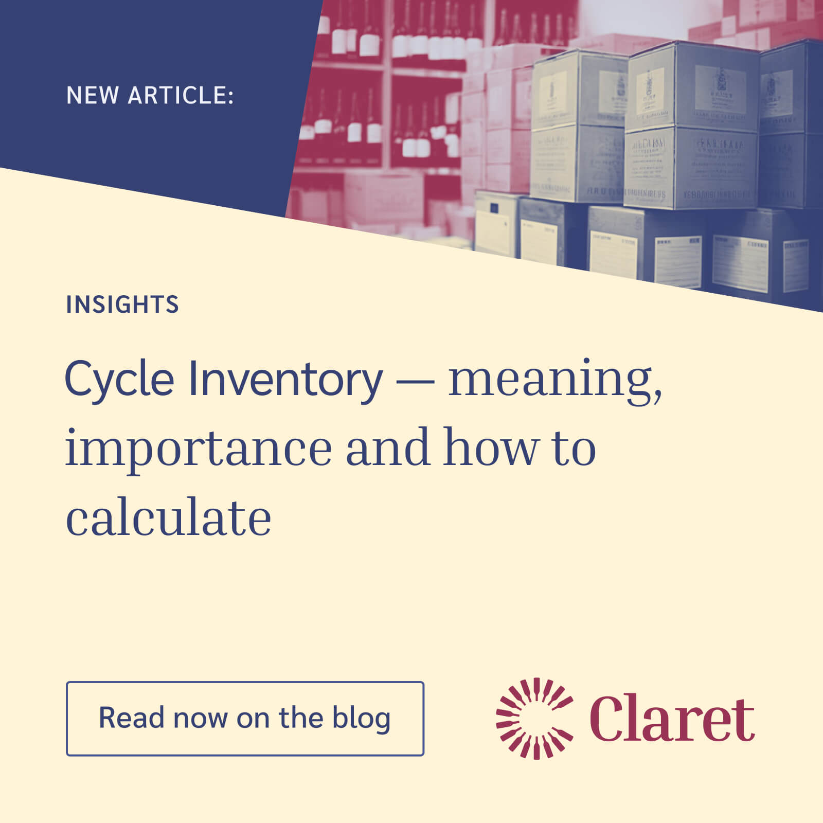 Cycle inventory: How to calculate for supply and demand management