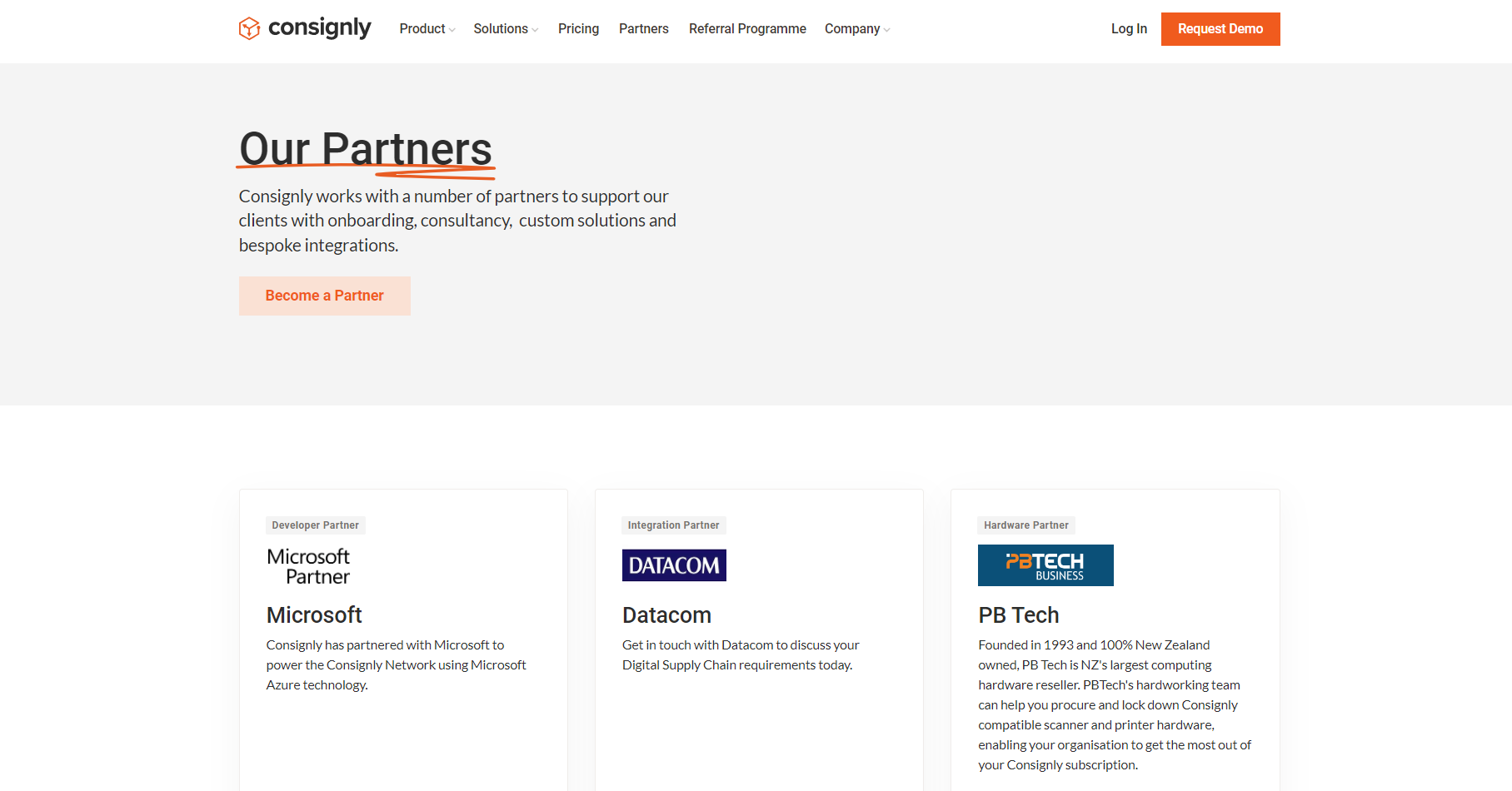 Partners | Consignly
