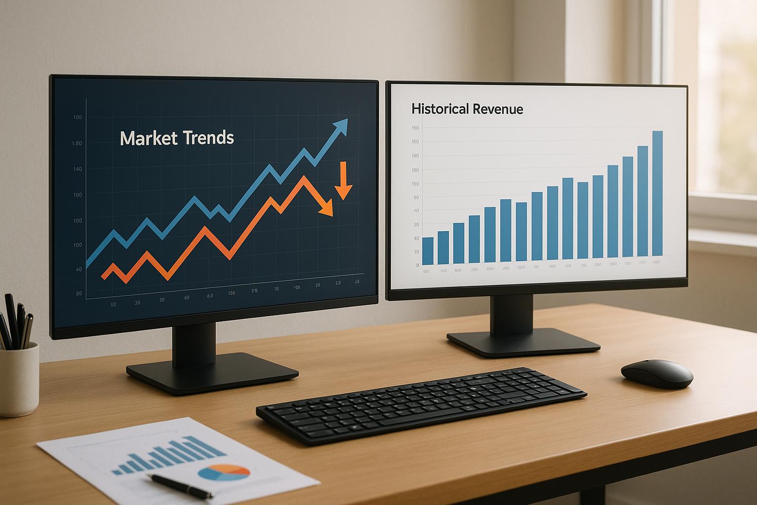 Market Data vs. Historical Data in Revenue Projections | KUMO