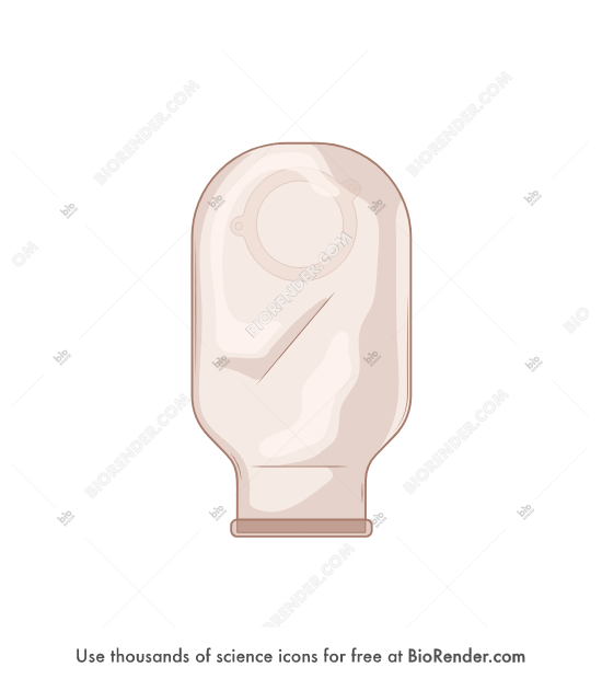 Free Ostomy system (bag) Icons, Symbols & Images | BioRender