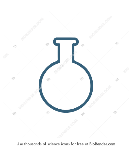 Free Round bottom flask (empty) Icons, Symbols & Images | BioRender