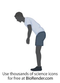 Free Person bending (male) Icons, Symbols & Images | BioRender