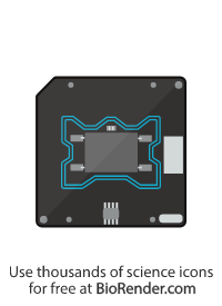Free Optofluidic platform (Beacon, optoselect 3500 chip) Icons, Symbols ...