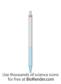 Free Serological pipette (10 ml, with liquid) Icons, Symbols & Images ...