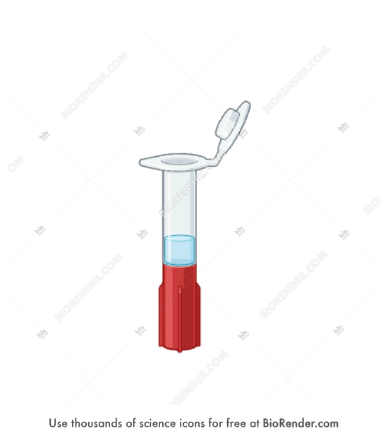 Free Sample injection vial (FilmArray, with liquid, open) Icons ...