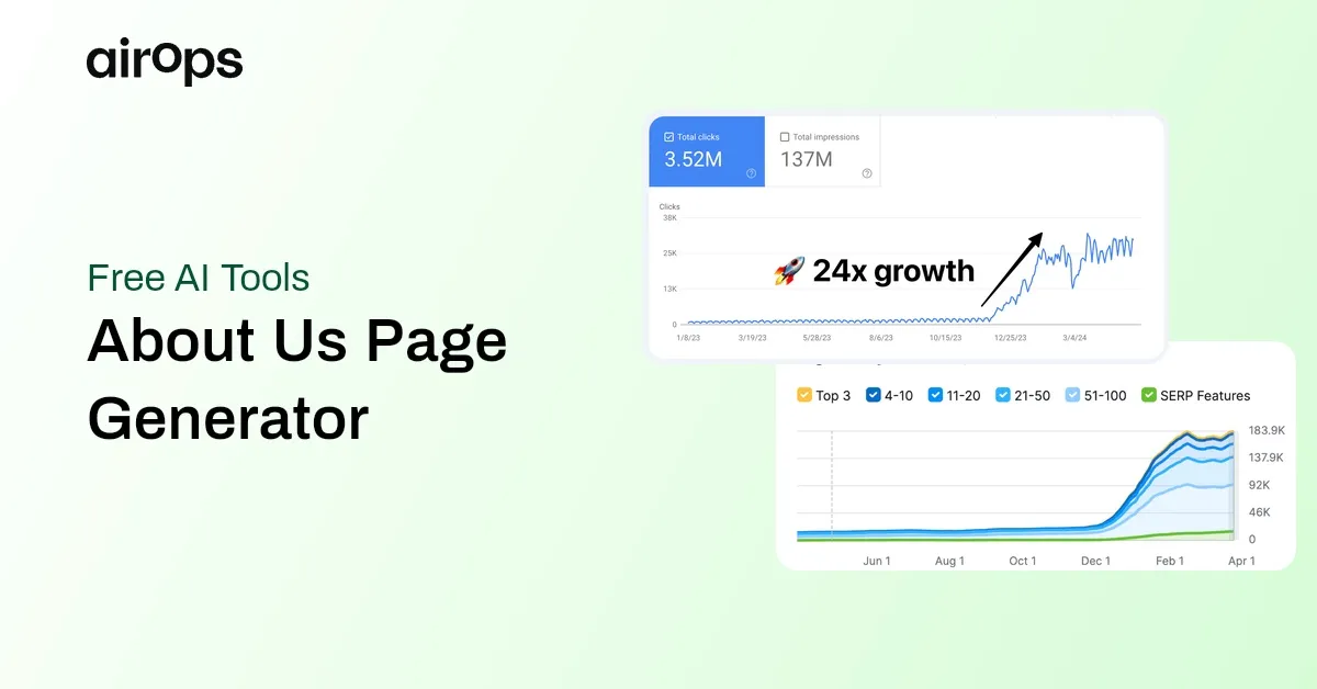 Free About Us Page Generator
