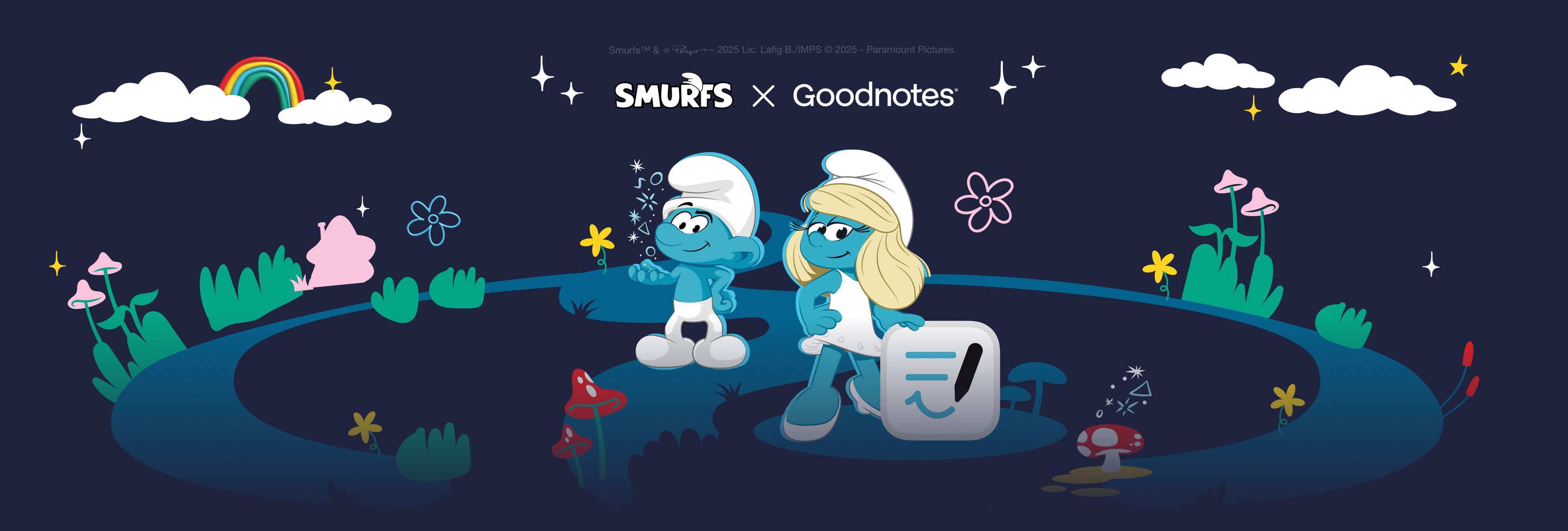 New! Smurfs Planners and Stickers Now in Goodnotes Marketplace ...