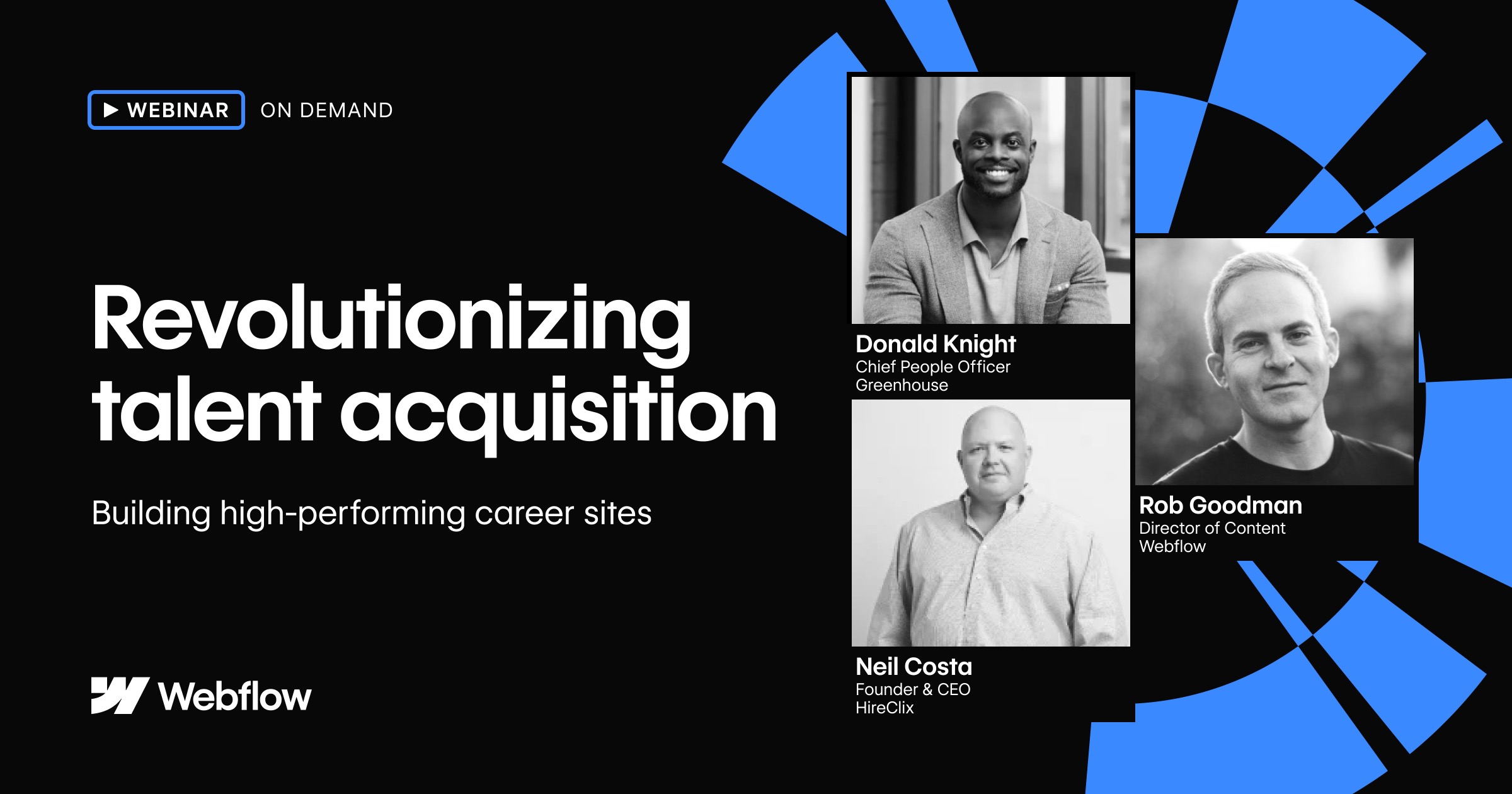 Revolutionizing talent acquisition | Webflow Webinars
