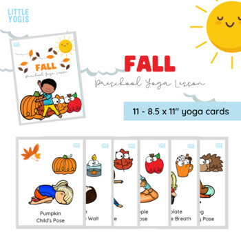Fall Themed Yoga Cards | Little Yogis Resources