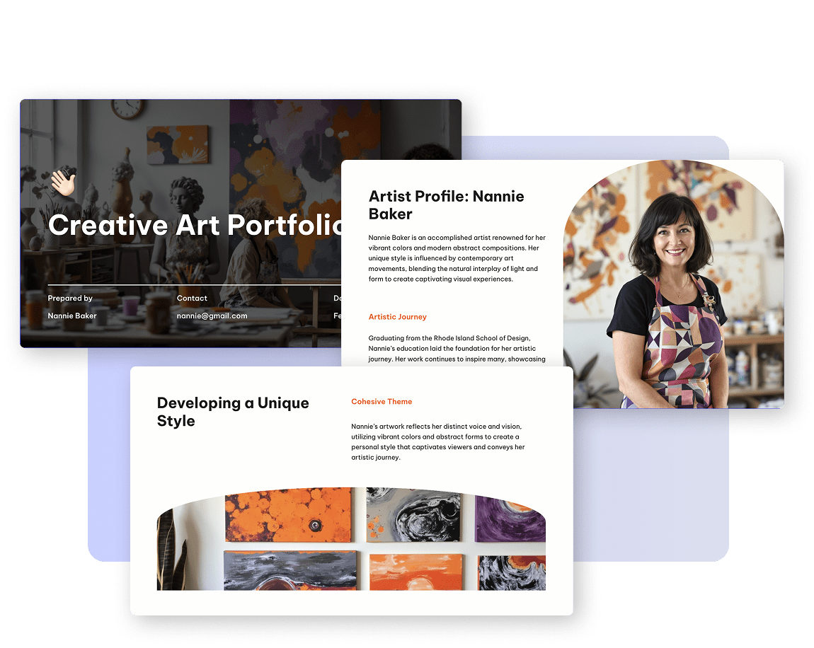 AI Online Portfolio Maker | Professional Portfolios for Freelancers ...