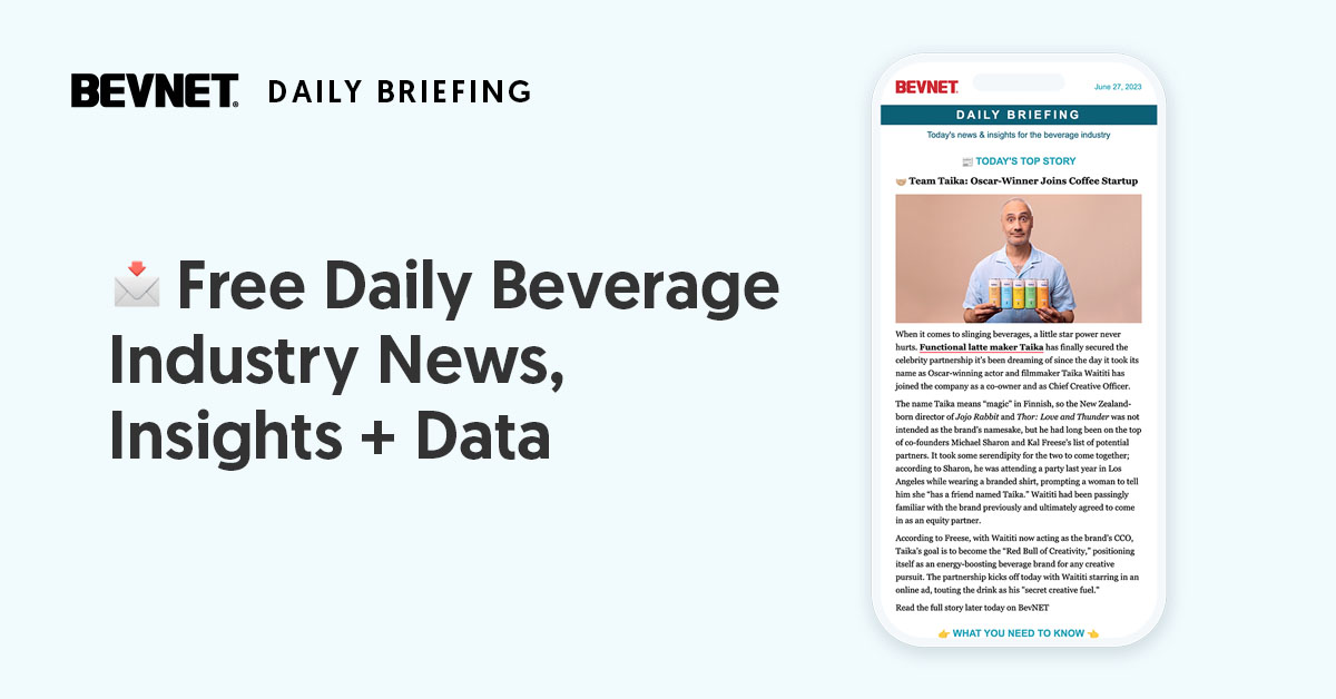 BevNET Daily Briefing
