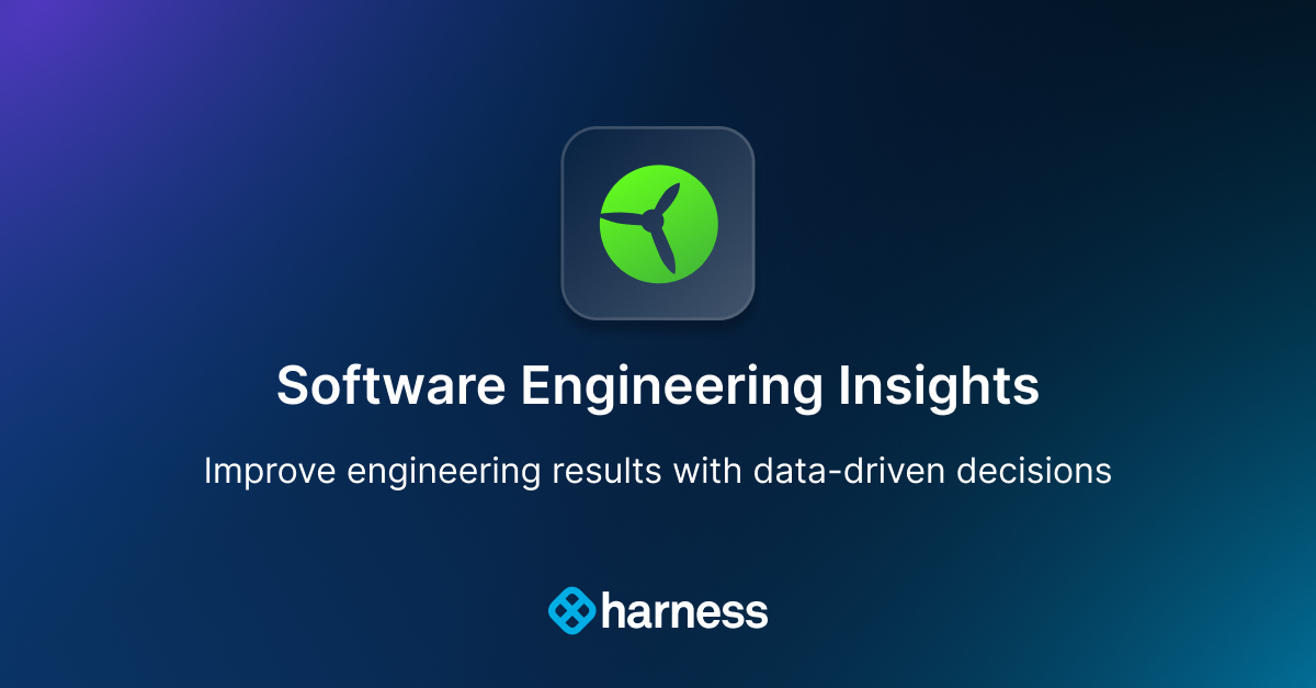 Harness Software Engineering Insights Features