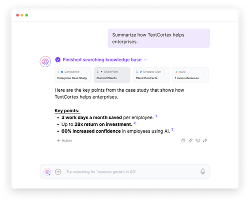 TextCortex: Enterprise AI & Knowledge Assistant