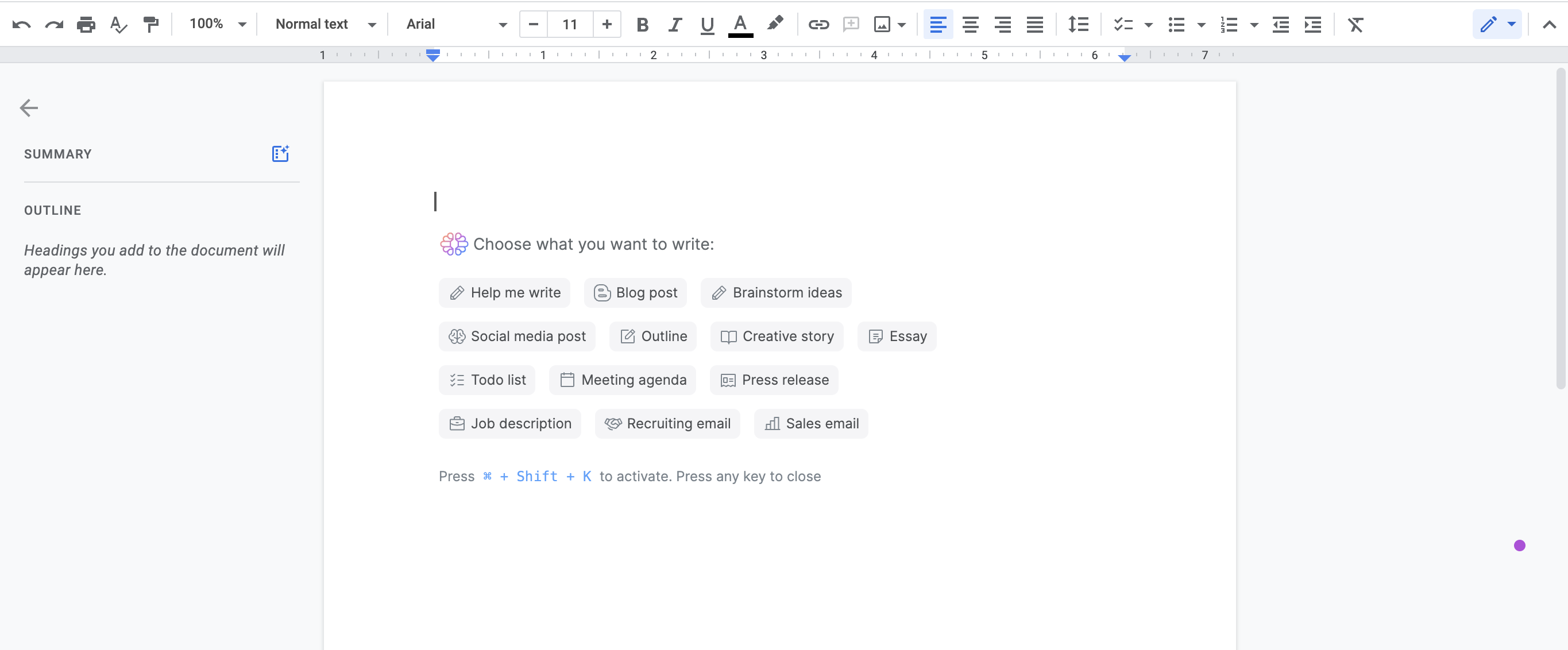 ChatGPT For Google Docs