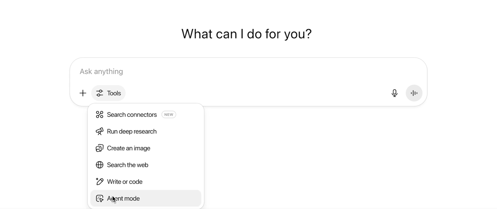 Comment accéder au mode agent de ChatGPT