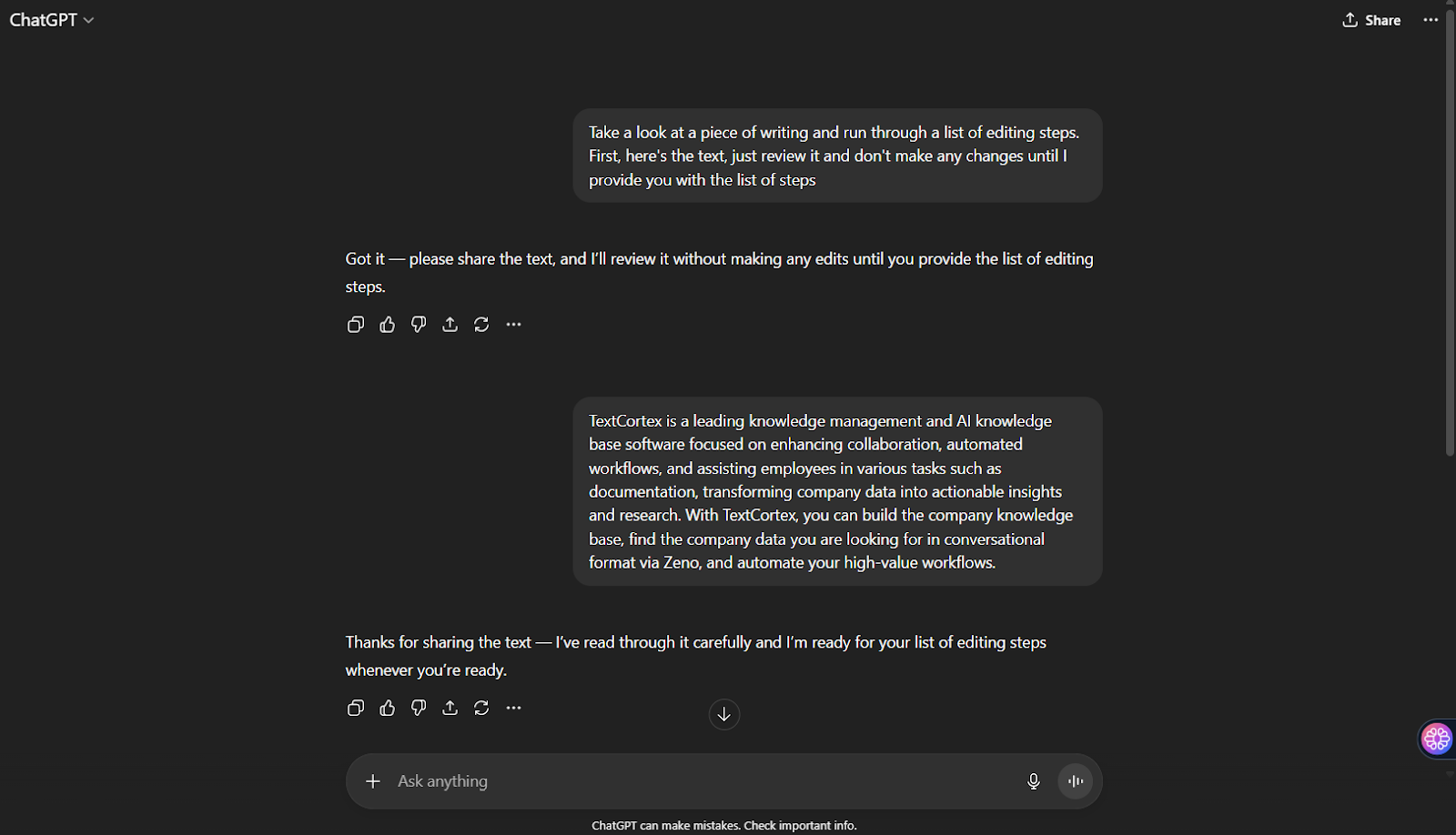 How to Use ChatGPT to Edit Text