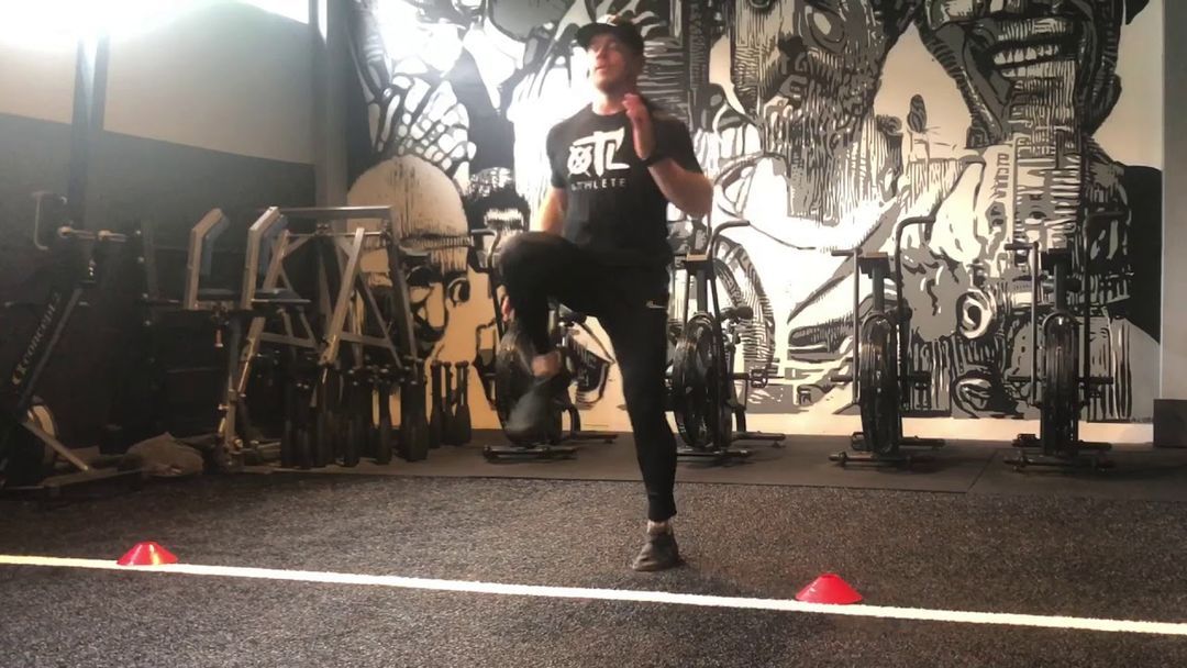 Lateral Hop Reactive Prep