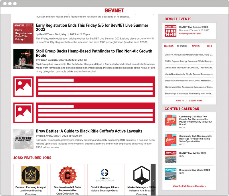 BevNET Advertising