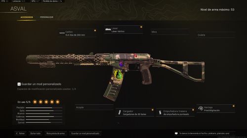 Warzone AS Val (Asval) mejor clase