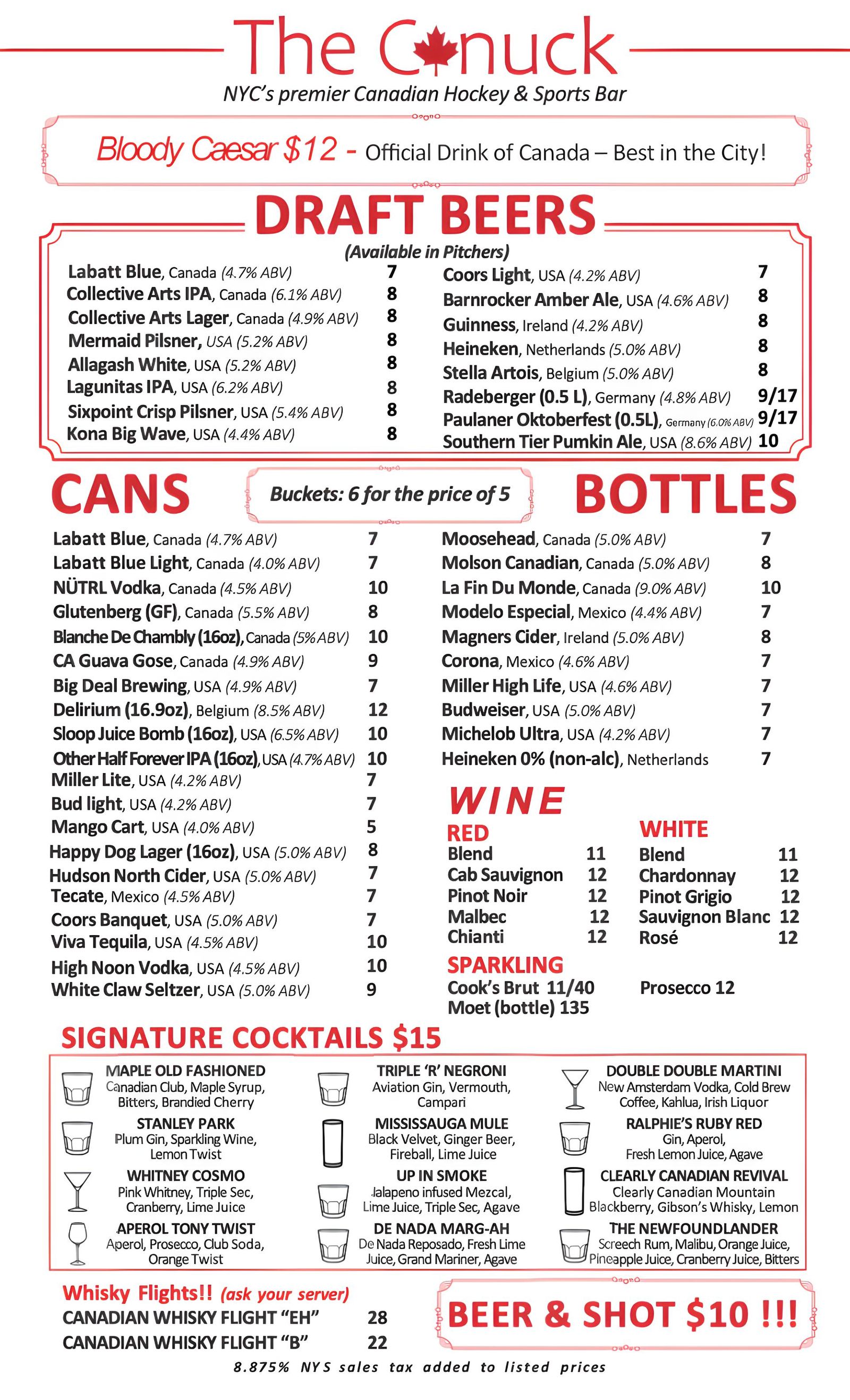 The Canuck - NYC's Premier Canadian Sports Bar