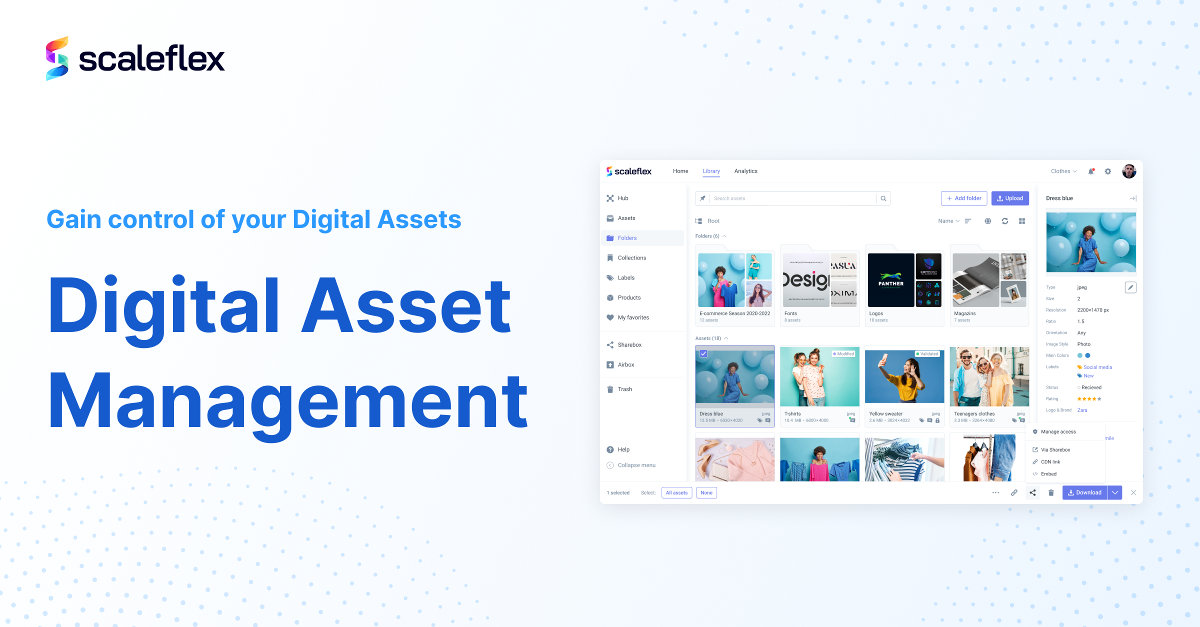 DAM Solution for 2026 Digital Asset Management demands • Scaleflex