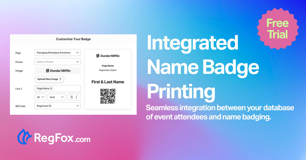 Custom Onsite Badge Printing for Events