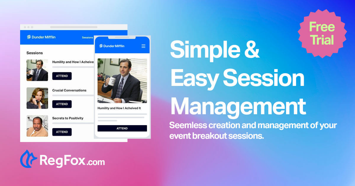 Session Management For Events | Registration Software