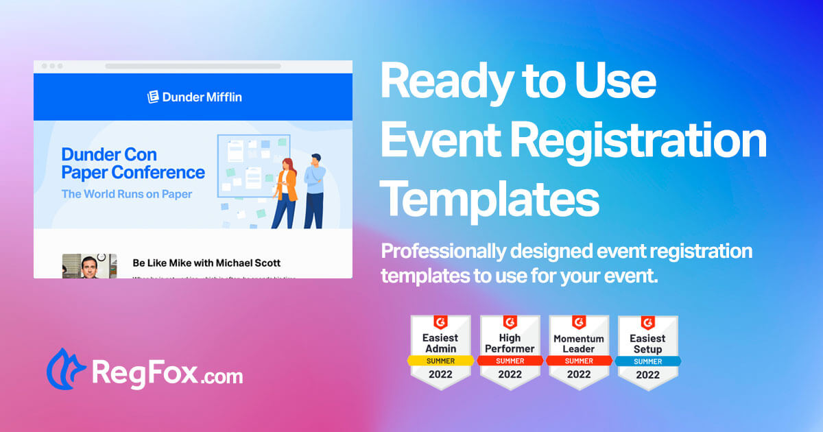 Free Event Registration Templates and Registration Forms