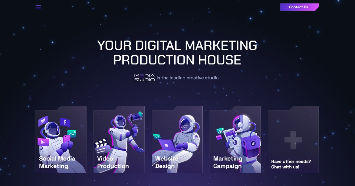 Media Studio is the leading creative studio.