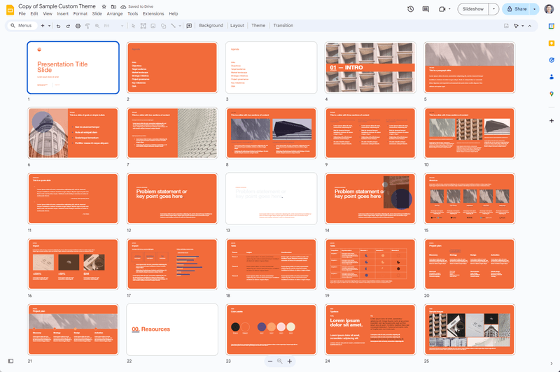 How to create a custom template for Google Slides - Plus