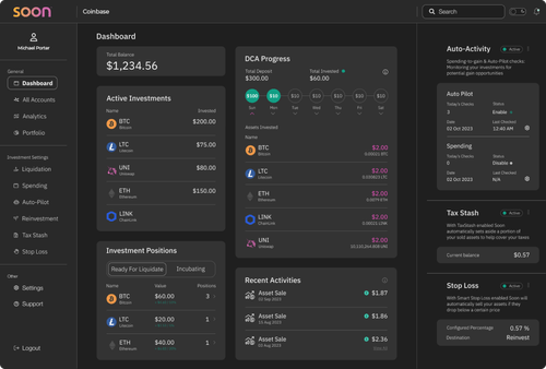 Soon: Fully Automated Crypto Investing