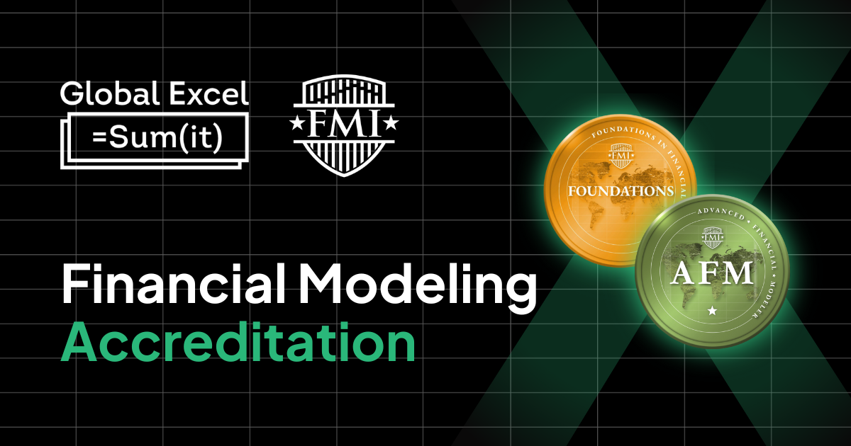 Financial Modeling Accreditation | Global Excel Summit