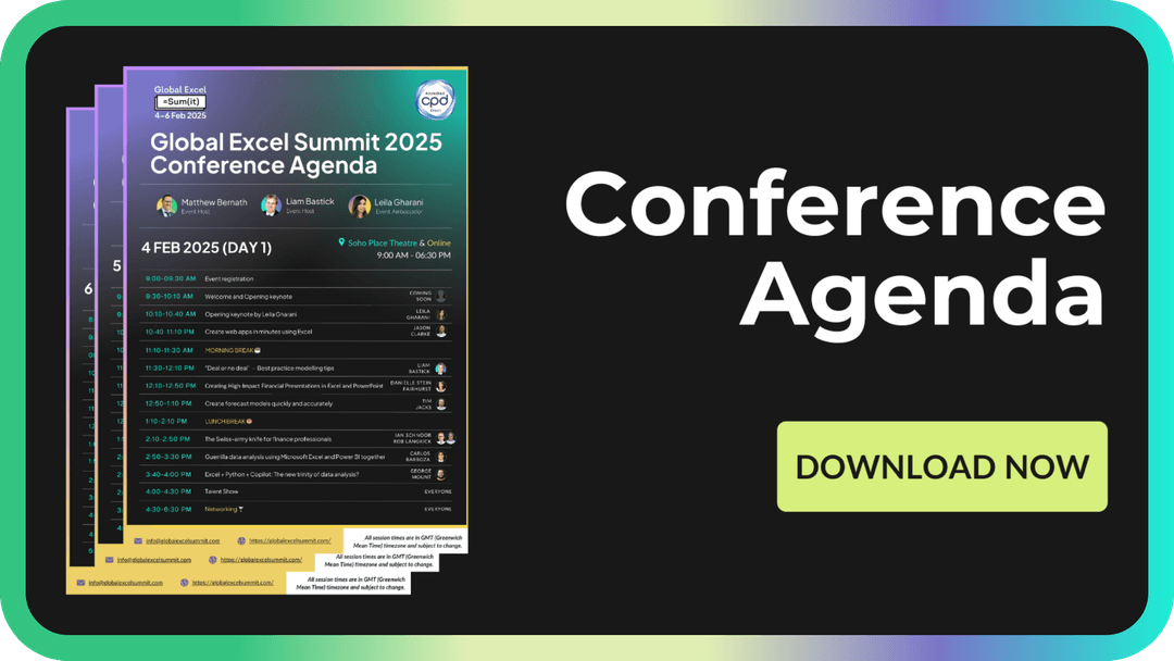 Global Excel Summit 2025 Agenda revealed | Global Excel Summit ...