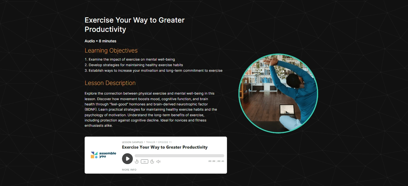 Exercise Your Way to Greater Productivity