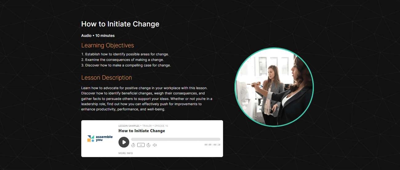 How to Initiate Change