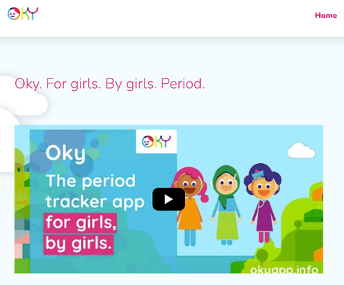 UN Innovation Network | Projects | Oky menstruation education and period tracker app