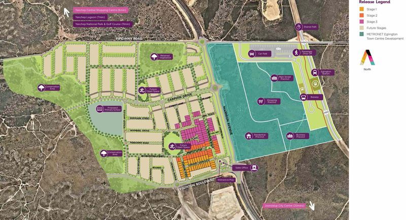 Elavale Estate - House & land Packages, Land for Sale (Eglinton, Perth WA)