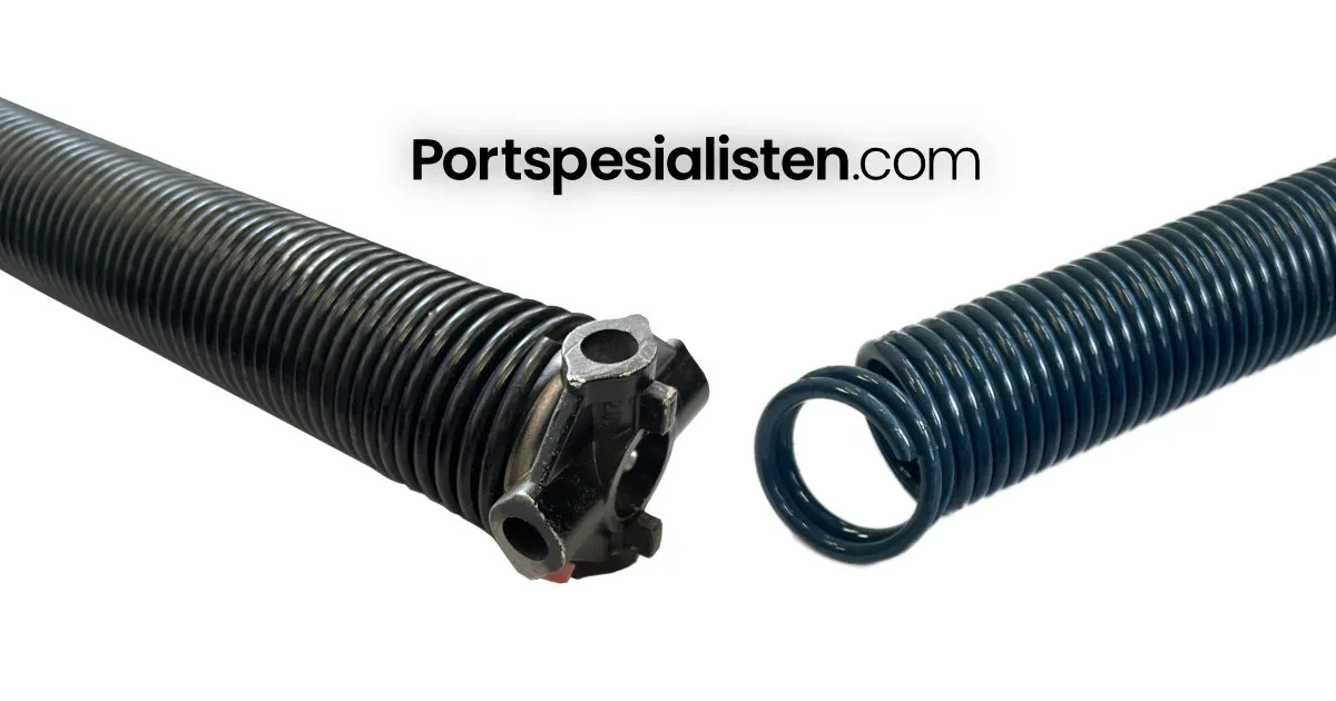 Fjær til garasjeport - Reservedeler og slitedeler