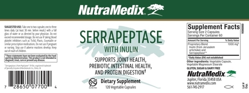 SERRAPEPTASE | Product of Nutramedix | Bionatus