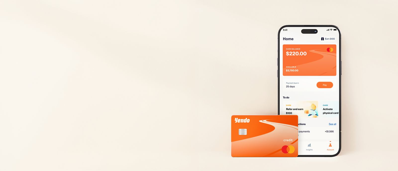 Yendo | The Credit Card Powered by Your Car