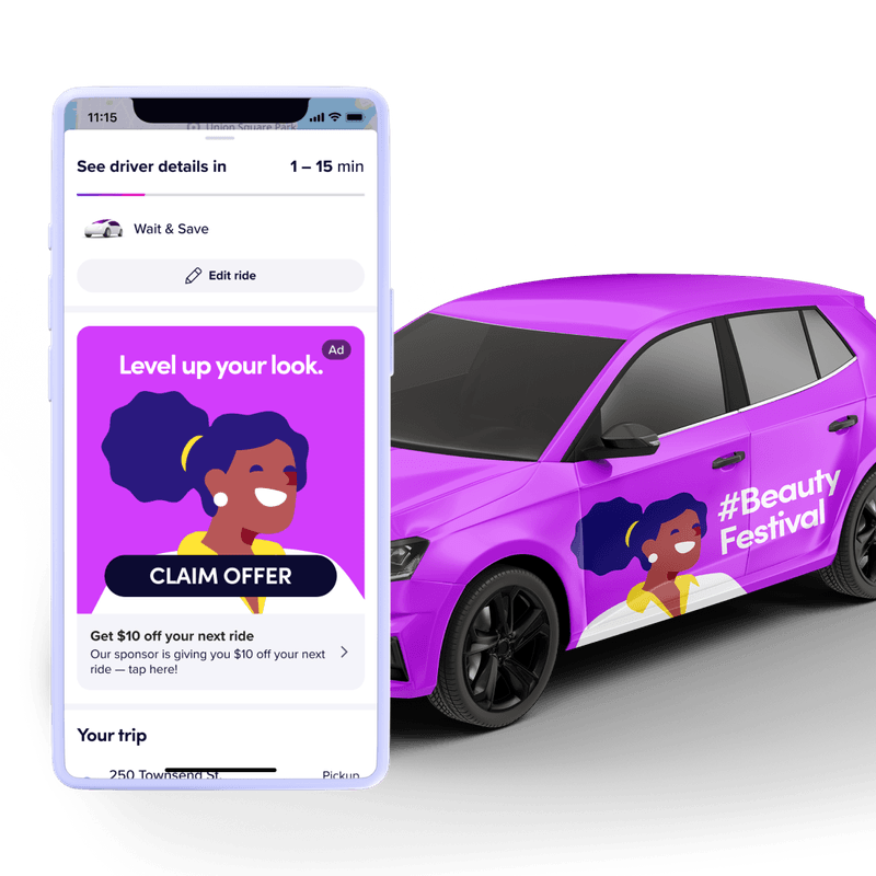 Lyft Ads | Data-driven marketing on the move